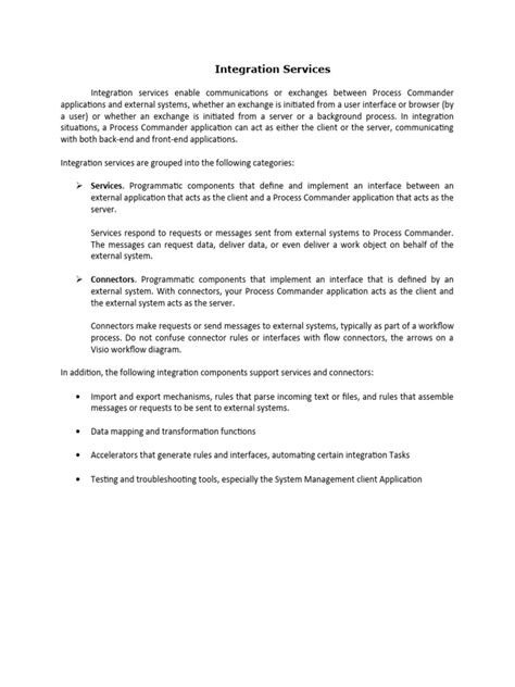 Integration Services Pdf Class Computer Programming Web Service