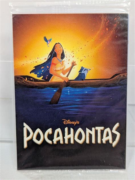 1995 Disney Pocahontas Premiere 4 Card Set Discovery Trading Promo