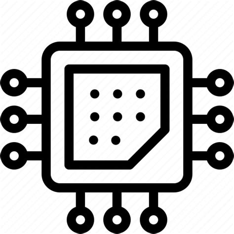 Cpu Chip Technology Computer Processing Icon Download On Iconfinder