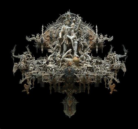 Kris Kuksi A Farewell To Arms 2015 32 X 28 X 10 Inches Sculpture