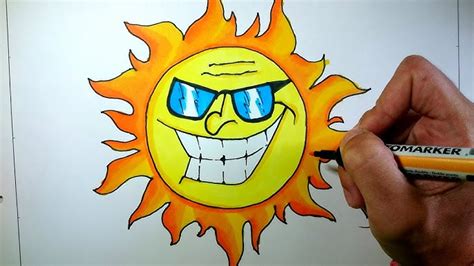 Dibujo A Lápiz De Un Sol Realista Imágenes De Sol Dibujo Realista
