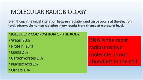Radiobiology Pptx Physics Science
