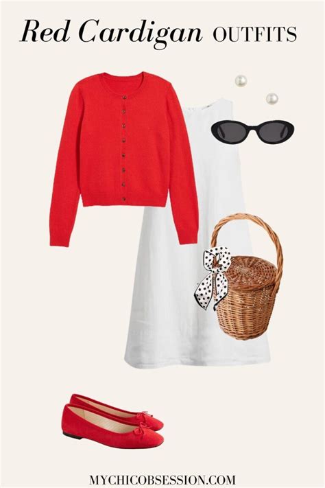 10 Red Cardigan Outfit Ideas Youll Definitely Want To Recreate My