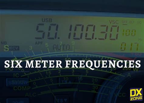 6 Meter Frequencies Informative Frequencies Amateur Radio