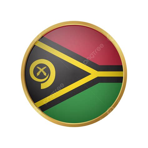 Vanuatu Flag Vector Design Images Vanuatu Flag Vector With Circle