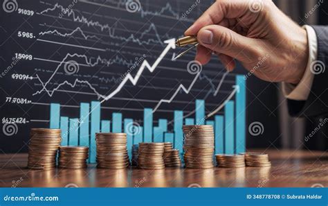 Bit Coin Global Business Profit Growth Graph Chart Business Growth