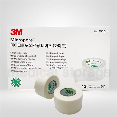 3m 3m 종이반창고 1box 12롤 의료용테이프 마이크로포 트랜스포 듀라포 1530 1 수면밴드 위시버킷