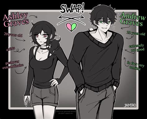 Personality Swap The Coffin Of Andy And Leyley Character Template Coffin Anime Character