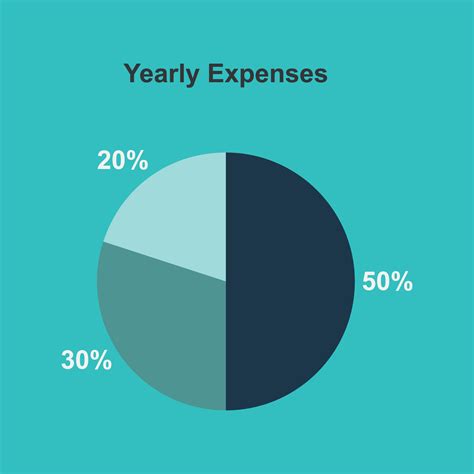 pie chart infographics pie chart vector illustration design yearly