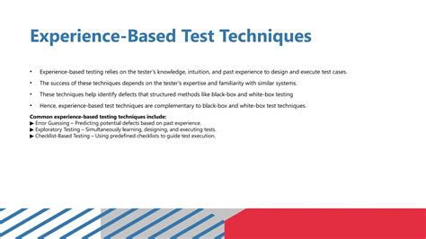 Istqb Foundation Level Chapter 4 Test Design Techniques Pptx