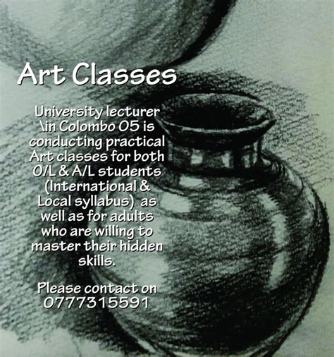 Art Classes Al Intenational Local Art Al Arts Local Colombo