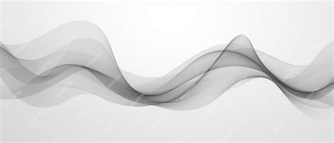 Premium Photo | Abstract white wave and curve design with a modern and smooth motion