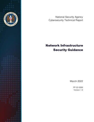 Network Infrastructure Security Guidance Pdf Epub Version Controses Store