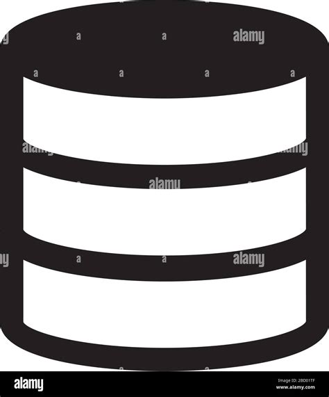 Data Server Icon Outline Stock Vector Images Alamy