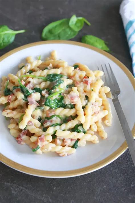 Gemelli Pasta With Spinach Cup Of Yum