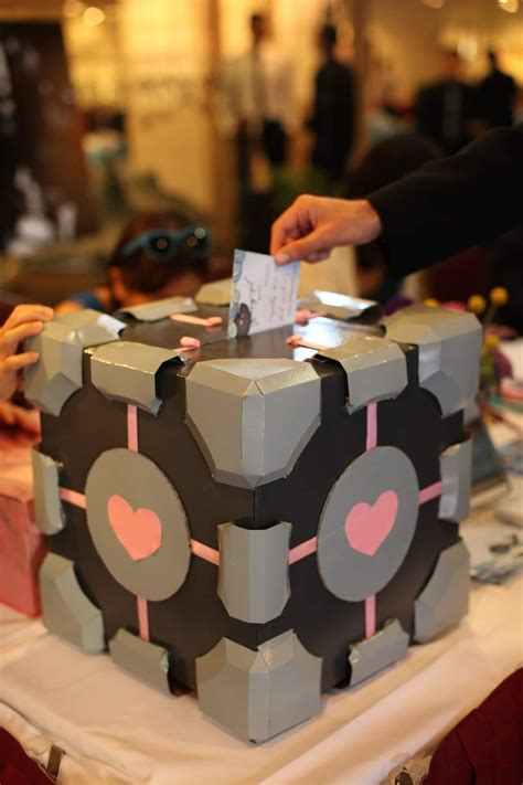 Companion Cube Wedding 3d Printed Portal Weighted Companion Cube