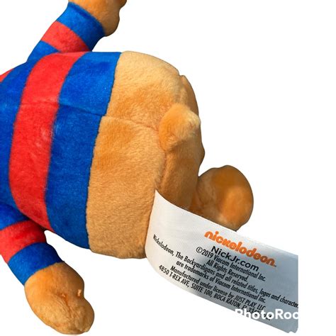 Nickelodeon Backyardigans Orange Moose Tyrone Plush Stuffed Doll 2019 9