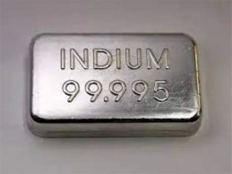 Indium Ingot 99999 Purity At ₹ 19000kg Indium Ingot In Mumbai Id 2848963038548