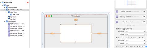 Macos Interface Builder Height Half The Height Of The Container Stack Overflow