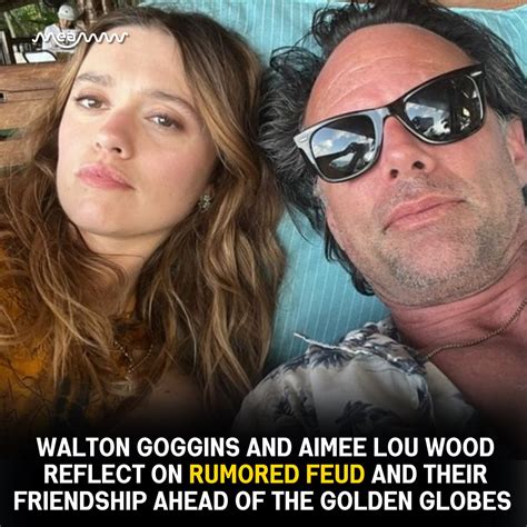 Meaww Walton Goggins And Aimee Lou Wood Have Remained Close Friends