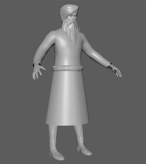 Indian Sardar Man 3d Model Cgtrader