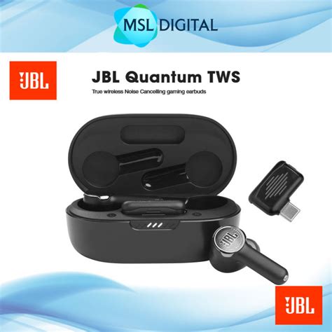 Jbl Quantum Tws True Wireless Noise Cancelling Gaming Earbuds Type C Wireless Dongle Ghz