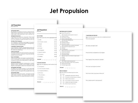 Jet Propulsion Teaching Resources