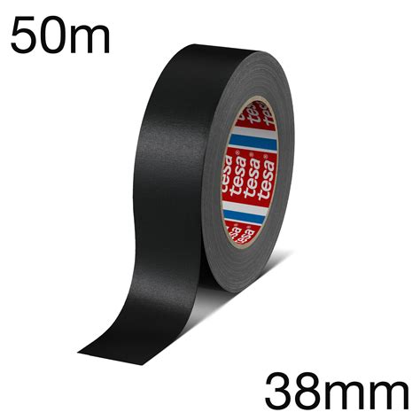 Tesa 4651 Premium Universal Gewebeklebeband Stark Schwarz Matt 38mm X 50m 3m Produkte Eshop