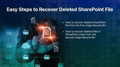 Easy Steps To Recover Deleted SharePoint File