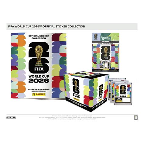 2026 Panini Fifa World Cup Sticker Collection Box 50 Packs King