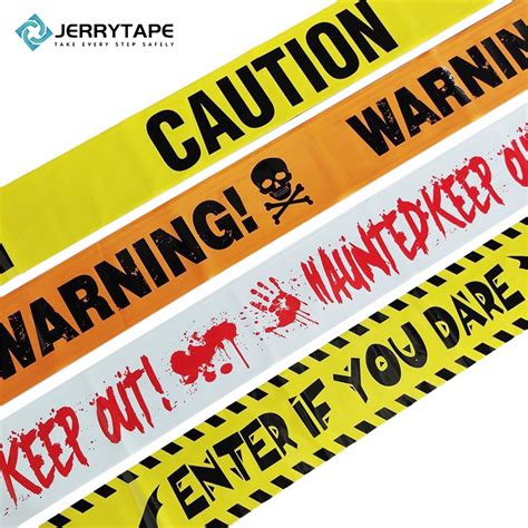 Halloween Decorations Caution Tape For Haunted Houses Party Door
