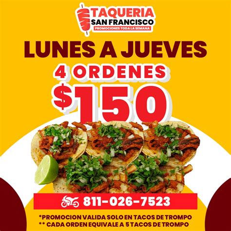 Antares Publicidad Hoy Super Promoción 4 Ordenes De Tacos De Trompo