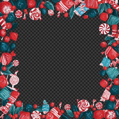 Png Festive Candy Border Illustration Free Png Rawpixel