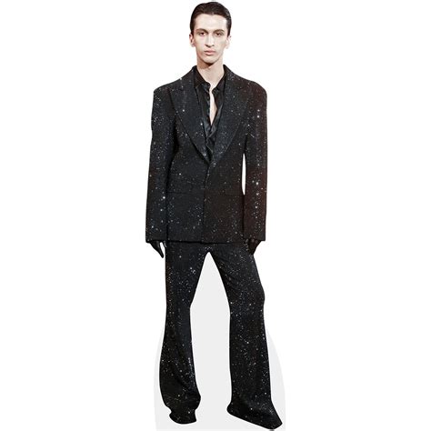 Ghazi Al Ruffai Black Suit Cardboard Cutout