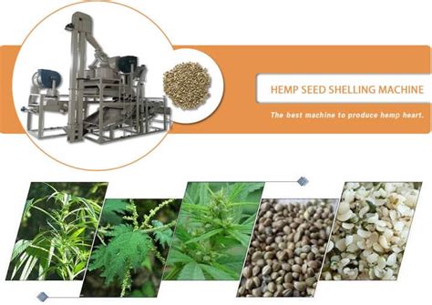 Industrial Hemp Seeds Shelling And Separating Unit With High Efficiency