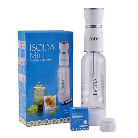 【isoda】美國isoda Mini便攜型迷你型氣泡水機 內含10支氣彈） 蝦皮購物