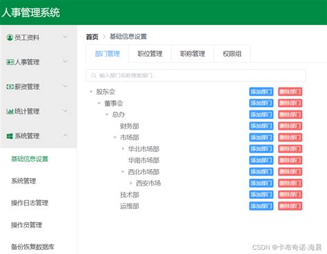 基于javaspringbootvue前后端分离人事管理系统设计与实现基于spring Boot Mybatis Plus
