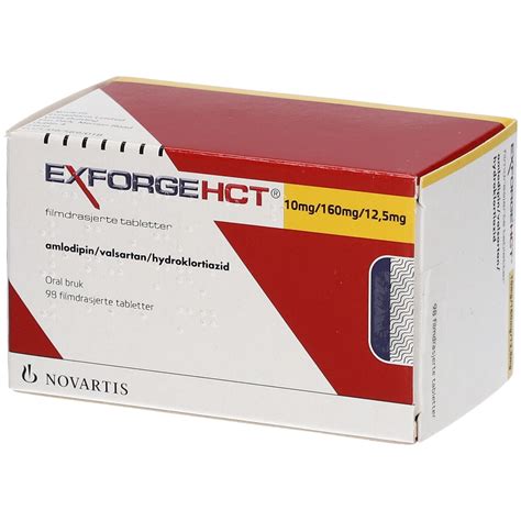 Exforge Hct 10 Mg160 Mg125 Mg Filmtabletten 98 St Mit Dem E Rezept