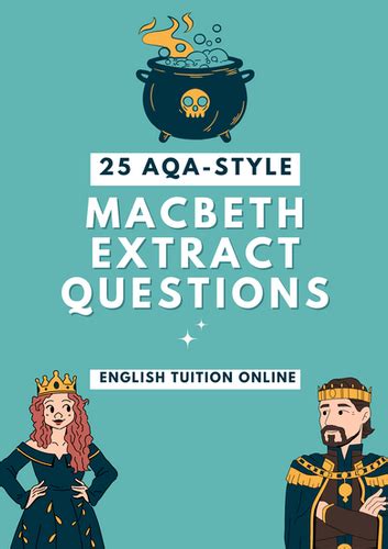 25 Macbeth Questions Englishtuitiononline