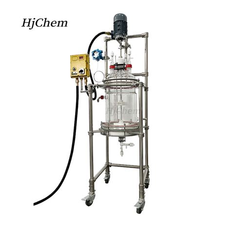 Agitated Glass Nutsche Filter 10l 100l Nanjing Hjchem Equipment Coltd