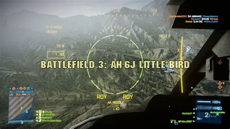 Battlefield 3 Ah 6j Little Bird Battlefield Informer