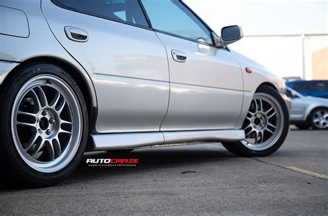 Subaru Impreza Wrx Enkei Rpf1 Silver