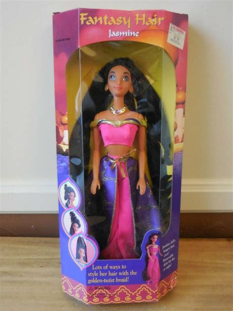 Vintage 1994 Mattel Disney Aladdin Fantasy Hair Jasmine Doll