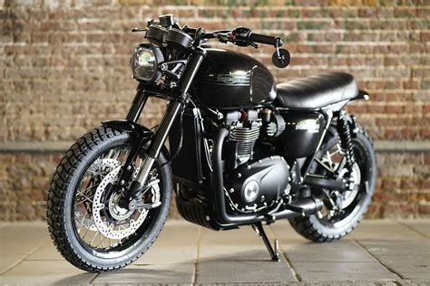 The Raven T120 A Dark Custom Triumph Bonneville By Stockwell Design
