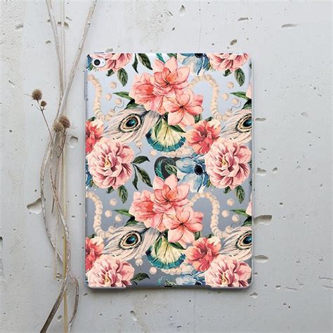 Pink Flowers Ipad Pro Case Ipad Mini Hard Case Etsy