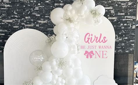 Gioguk Girls Just Wanna Be One Decal First Birthday Party