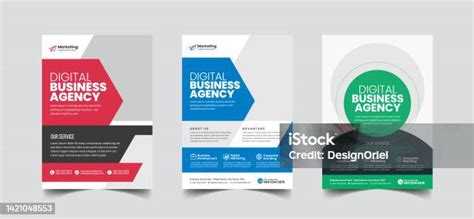 전단지 브로셔 커버 디자인 레이아웃 배경 기업 비즈니스 포스터 팜플렛 블루 레드 그린 노란색 색상 구성표 템플릿 A4 크기 0명에 대한 스톡 벡터 아트 및 기타 이미지