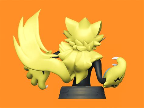 Zeraora Figure Free 3d Print Model 3d Model By Otaku Sanctuary On Thangs Image 3 Of 8
