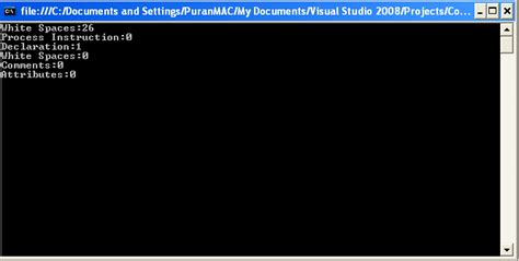 Reading XML Documents Using C