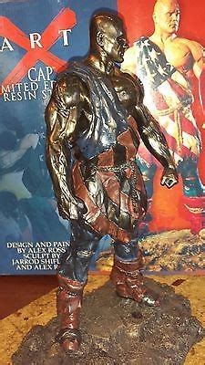 Alex Ross Bronze Captain America Earth X Bust Statue Marvel Avengers